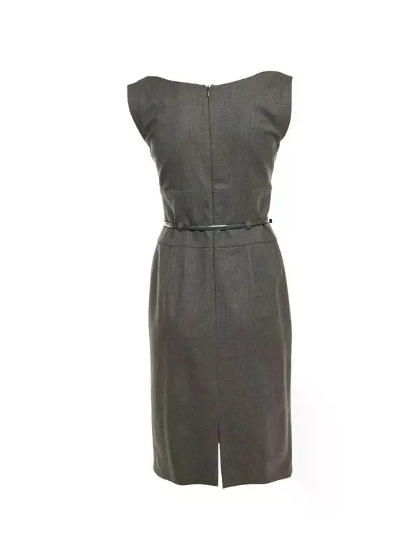 Giorgio Armani Sleeveless Belted Dress