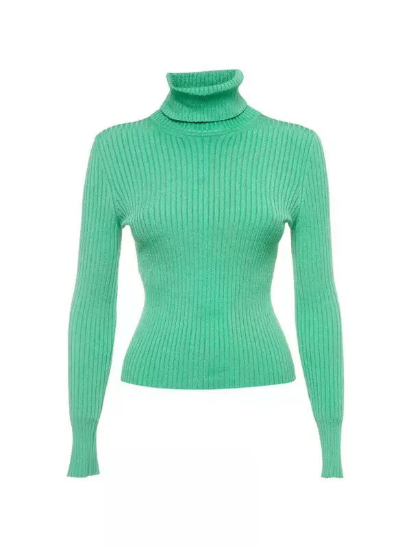 Gucci Rib-knit Roll-neck Sweater - Green
