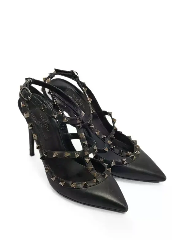 Valentino Garavani Rockstud Ankle Strap Pumps