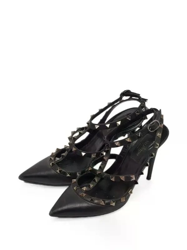 Valentino Garavani Rockstud Ankle Strap Pumps