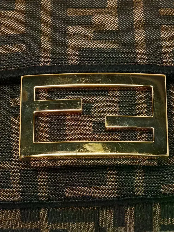 Fendi 2019 Zucca Baguette Mini Bag