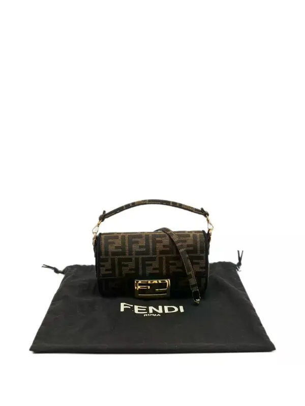 Fendi 2019 Zucca Baguette Mini Bag