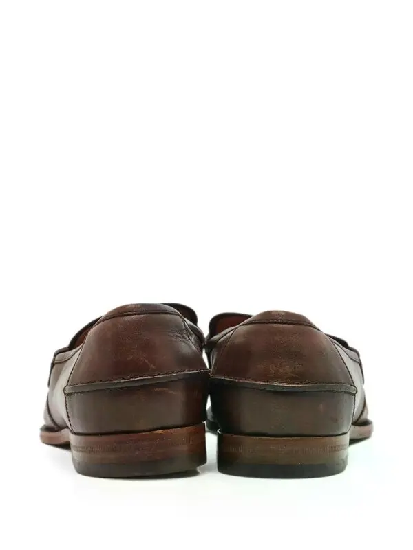 Gucci Penny Saddle-strap Loafers