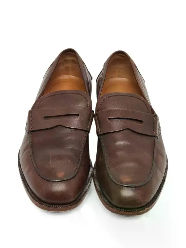 Gucci Penny Saddle-strap Loafers