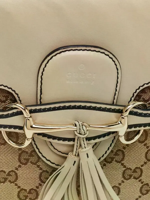 Gucci Medium Emily Gg Canvas Shoulder Bag
