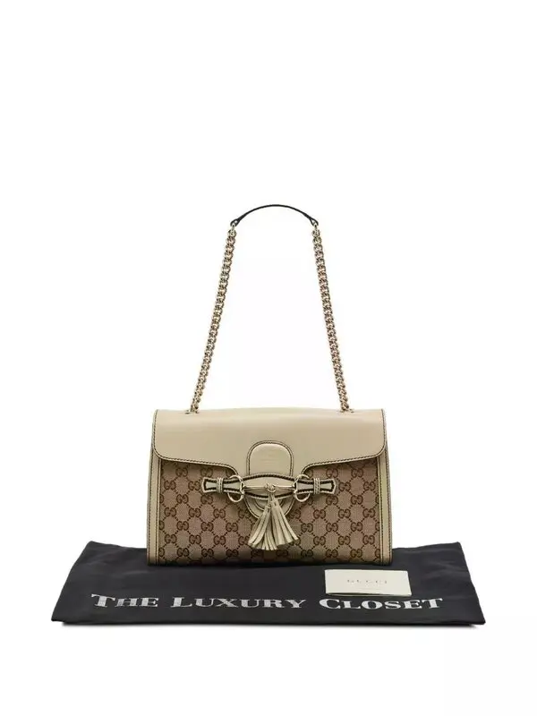 Gucci Medium Emily Gg Canvas Shoulder Bag