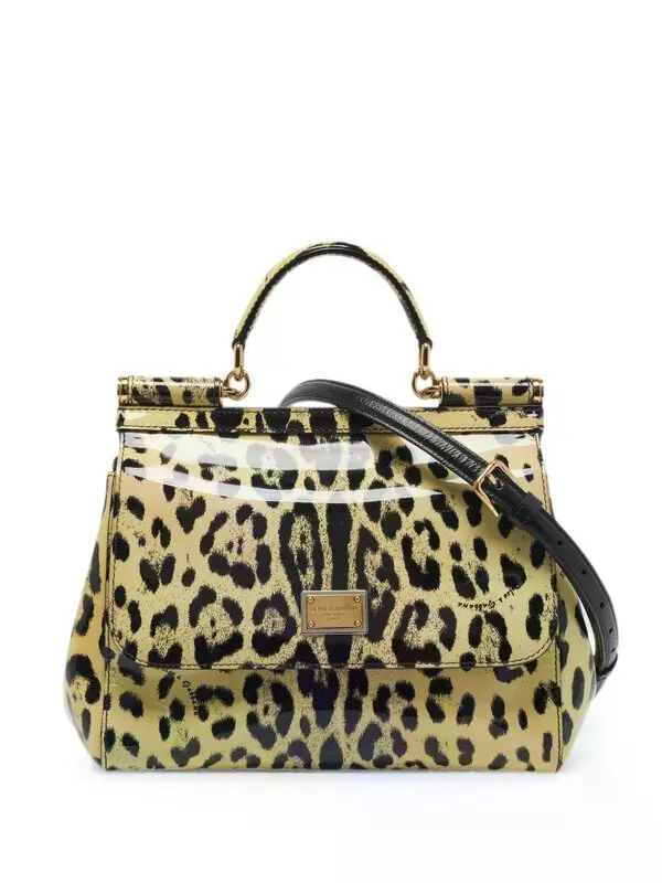 Dolce & Gabbana Medium Sicily Leopard-print Tote Bag - Neutrals