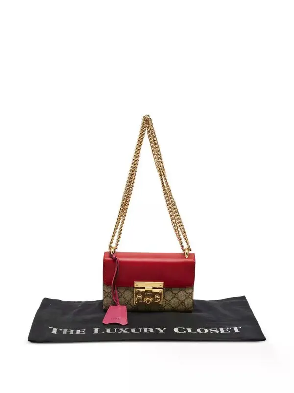Gucci Small Padlock Shoulder Bag - Brown