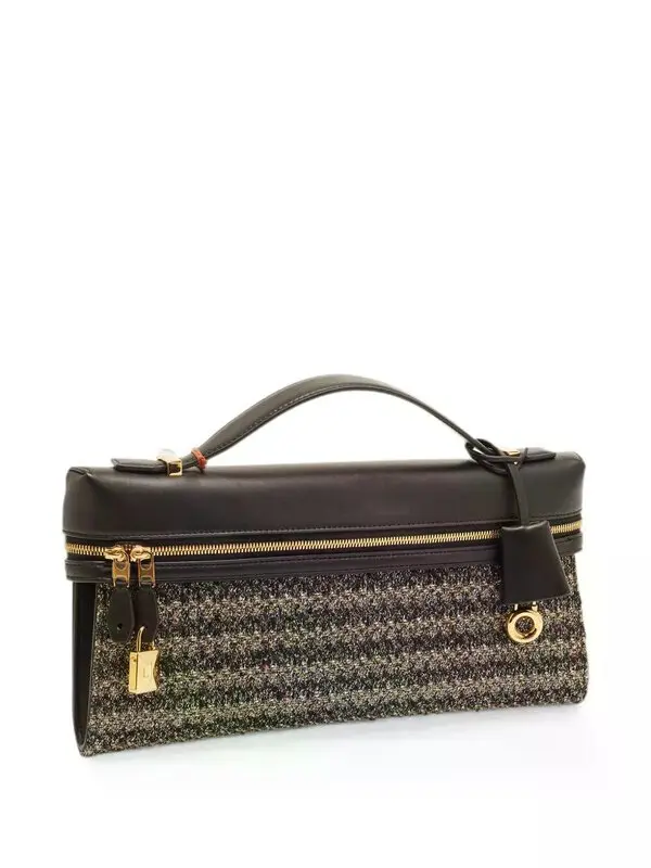 Loro Piana Extra L29 Tweed Clutch Bag