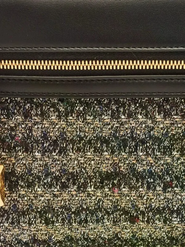 Loro Piana Extra L29 Tweed Clutch Bag
