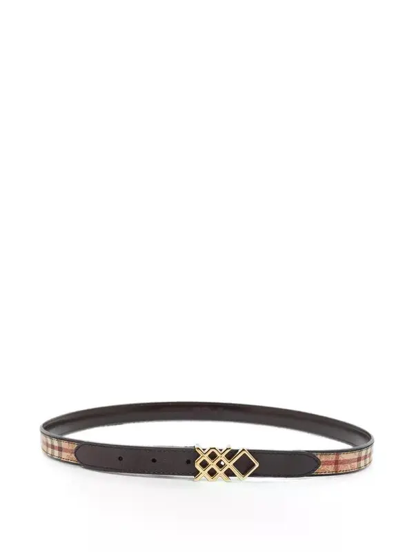Burberry Haymarket Check Belt