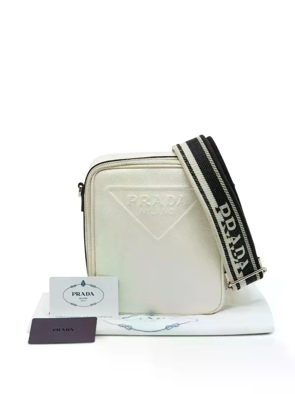 Prada Logo-embossed Shoulder Bag