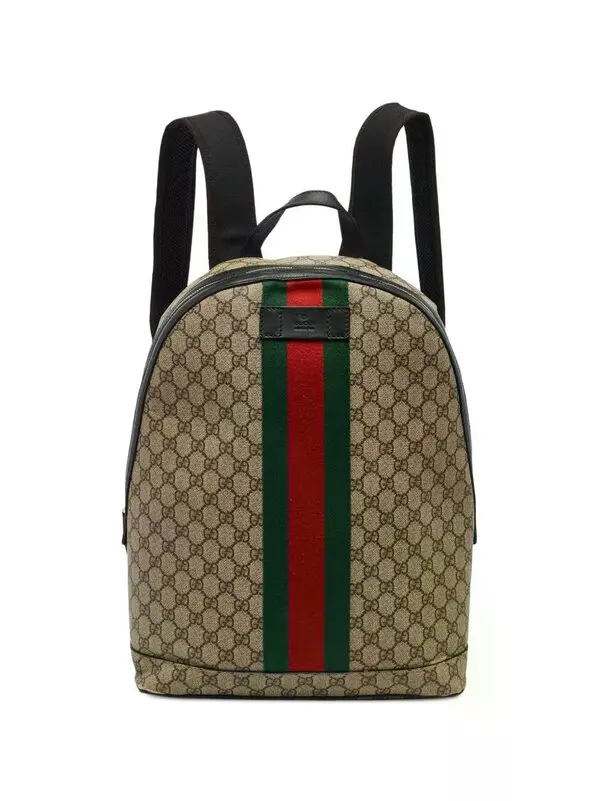Gucci Gg Supreme Canvas Sherry Line Backpack