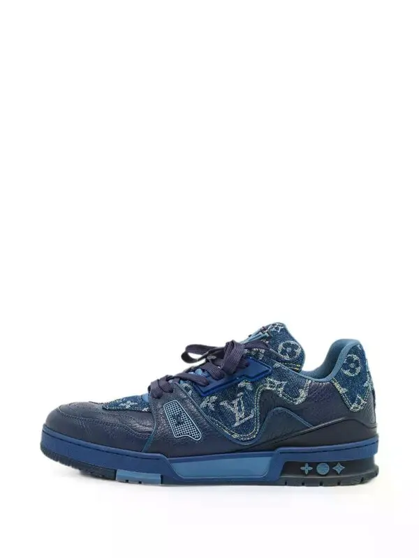 LOUIS VUITTON Trainer Monogram Denim Sneakers
