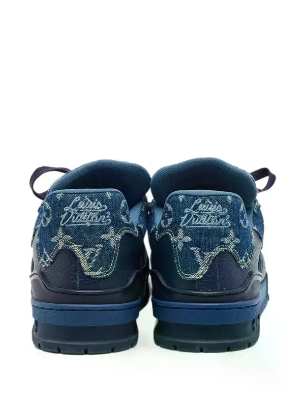 LOUIS VUITTON Trainer Monogram Denim Sneakers
