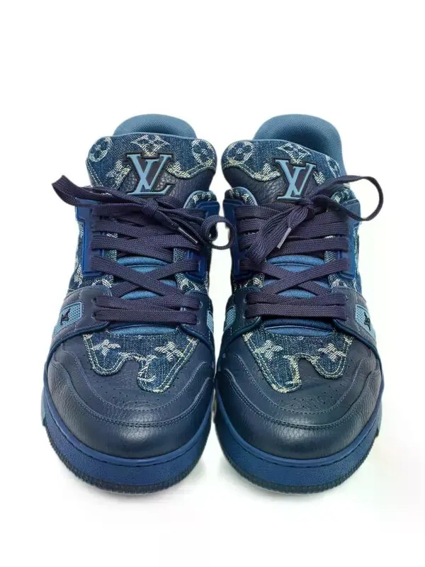 LOUIS VUITTON Trainer Monogram Denim Sneakers