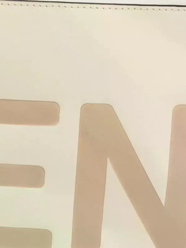 Fendi Large Debossed-logo Clutch Bag
