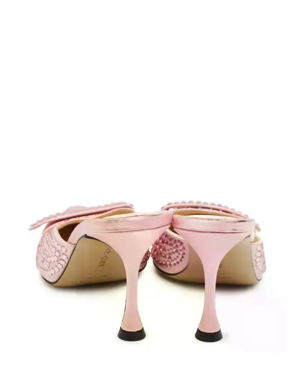 Mach & Mach Carrie Crystal-embellished Mules