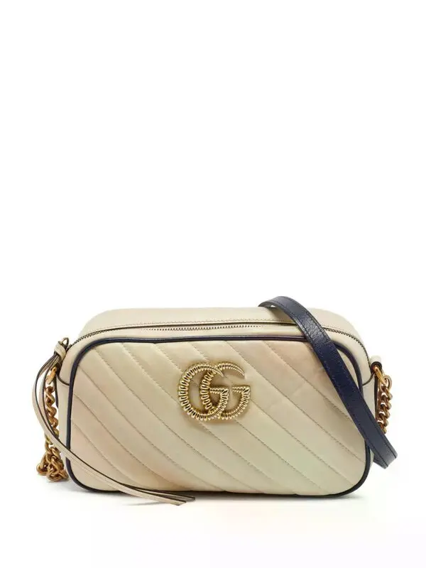 Gucci Gg Marmont Camera Bag - White