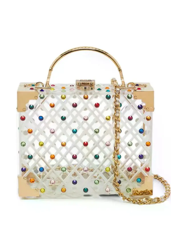 ASPINAL OF LONDON Trunk Candy Tote Bag - White