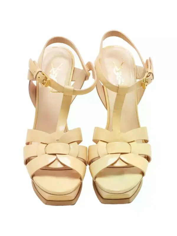 Saint Laurent Tribute Knotted Platform Sandals