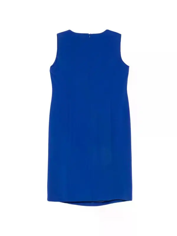 Marina Rinaldi Tabarin Crystal-trimmed Sleeveless Midi Dress - Blue