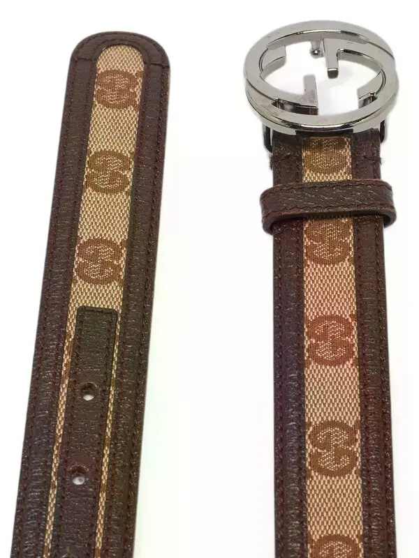 Gucci Interlocking G Canvas Belt