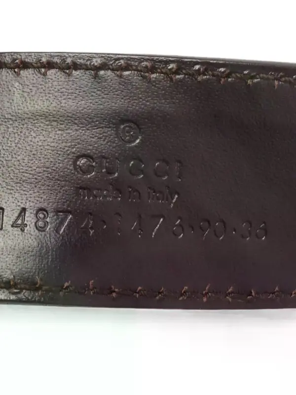 Gucci Interlocking G Canvas Belt