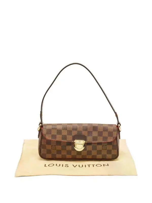 LOUIS VUITTON 2007 Small Ravello Pm Damier Shoulder Bag - Brown