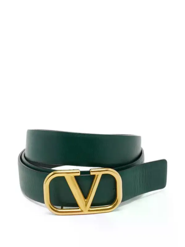 Valentino Garavani Vlogo Reversible Belt - Black