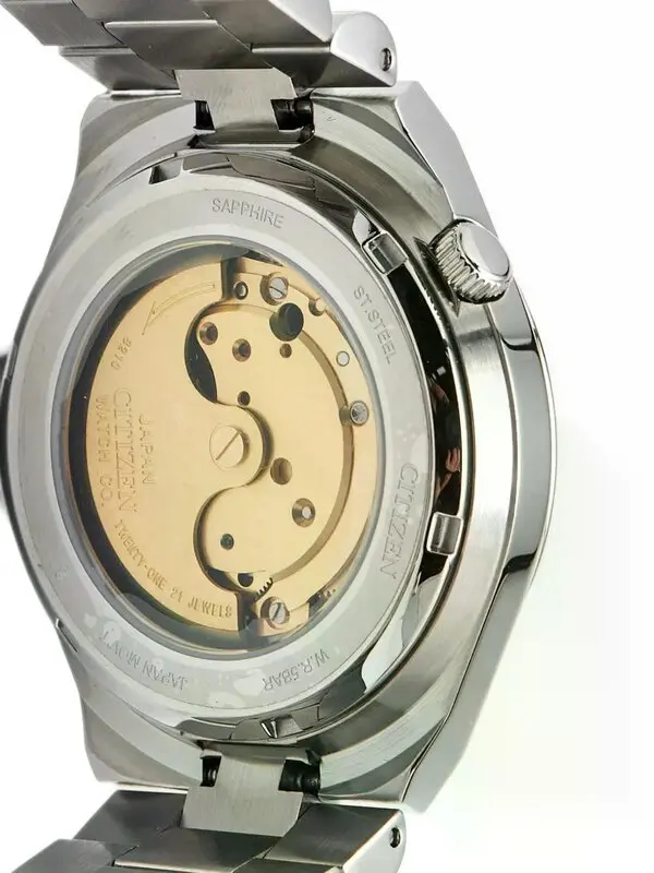 Citizen Automatic Stainless Steel Watch With Blue Dial