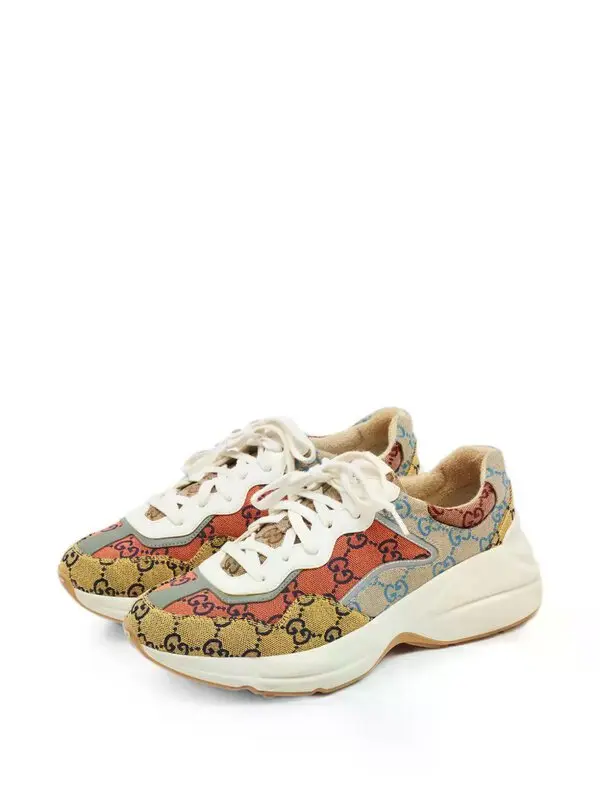 Gucci Rhyton Gg Canvas Sneakers