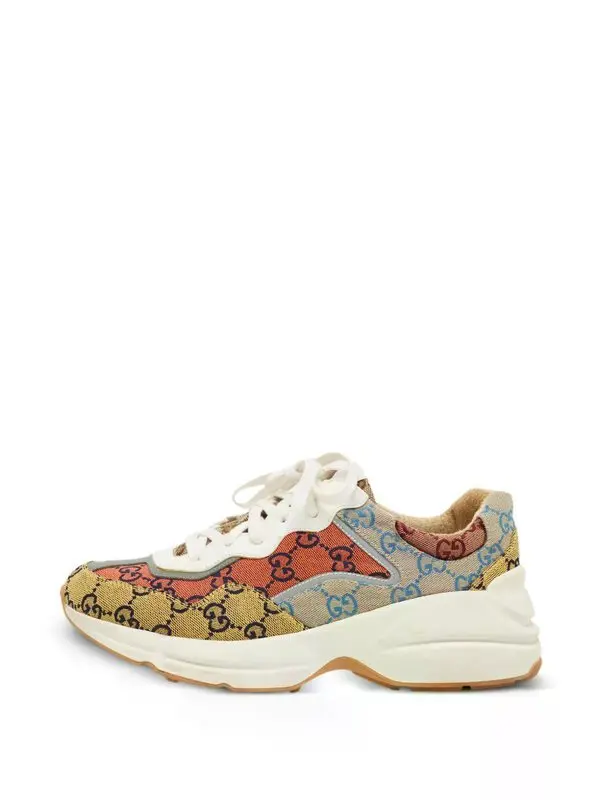 Gucci Rhyton Gg Canvas Sneakers - Multicolour