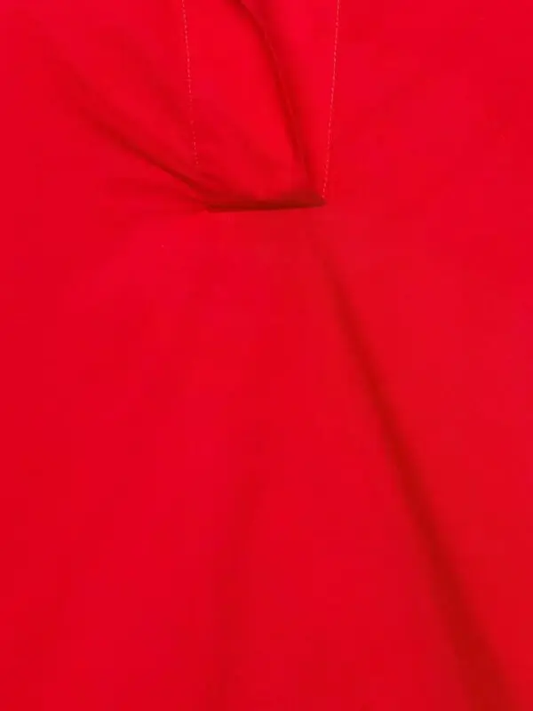 Carolina Herrera Oversized V-neck Blouse
