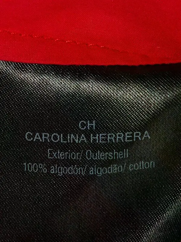 Carolina Herrera Oversized V-neck Blouse