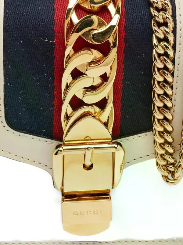 Gucci Mini Sylvie Web Shoulder Bag - Neutrals
