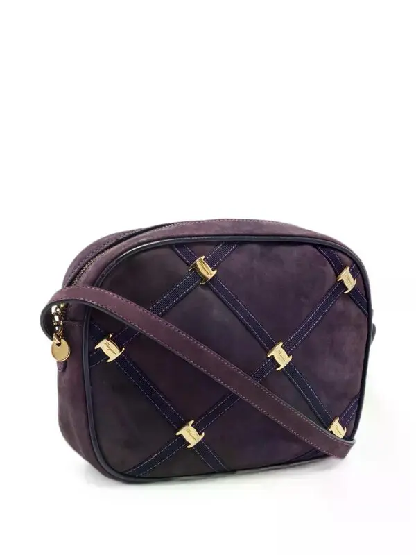 FERRAGAMO Quilted Studded Crossbody Bag