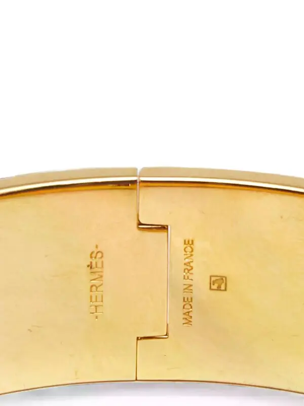 Hermès Hinged Enamel Bracelet
