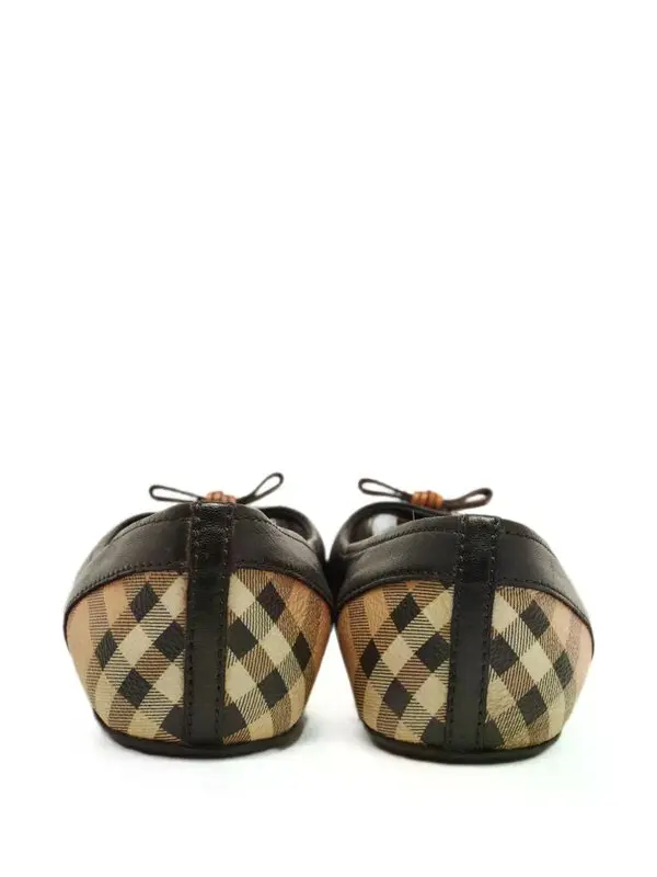 Burberry Peep-toe Ballet Flats