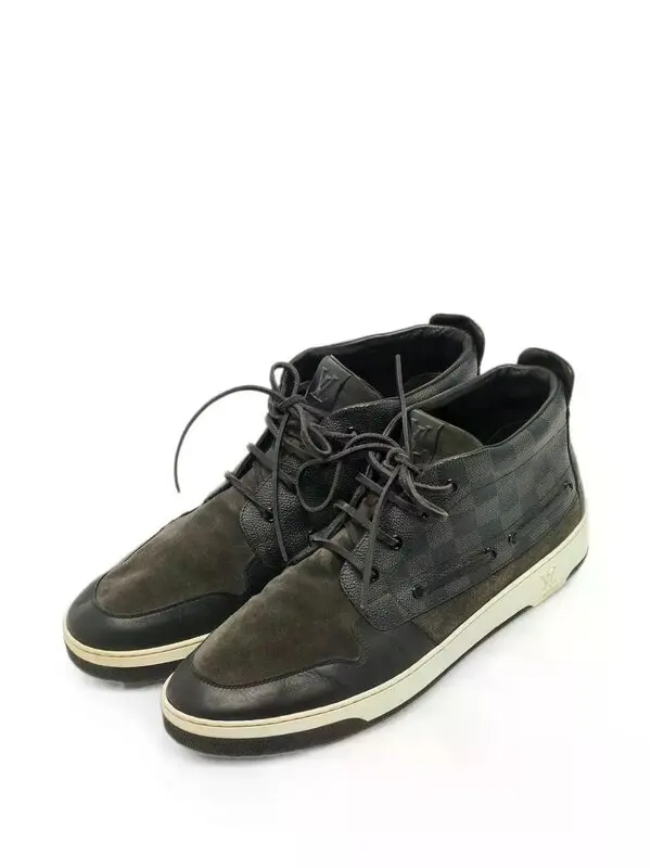 LOUIS VUITTON Damier Graphite High-top Sneakers