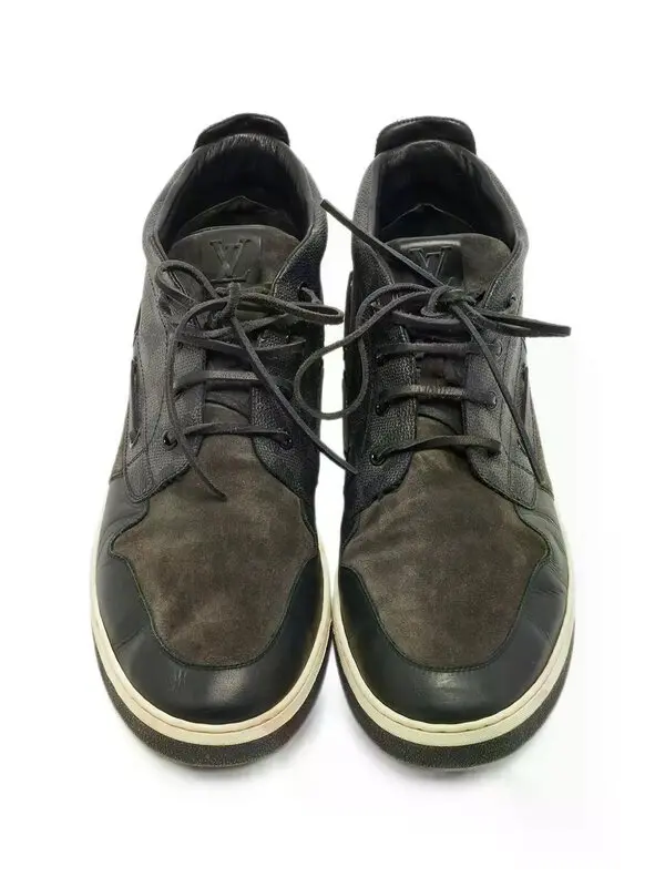 LOUIS VUITTON Damier Graphite High-top Sneakers