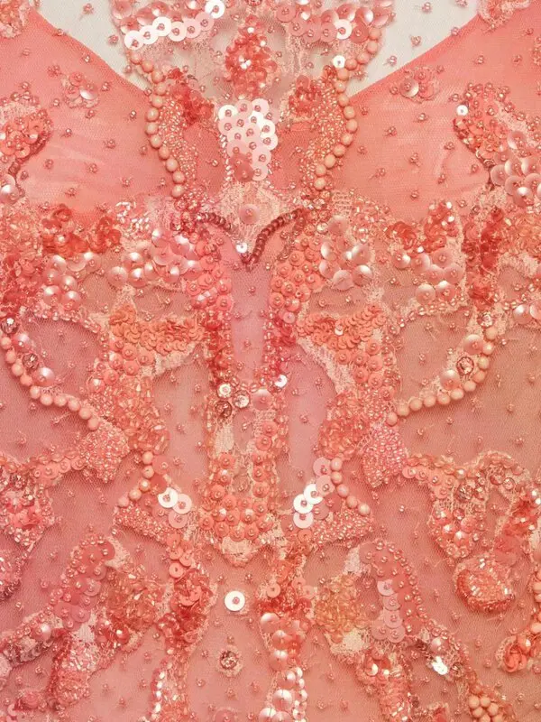 Elie Saab Embellished Lace-trim Playsuit