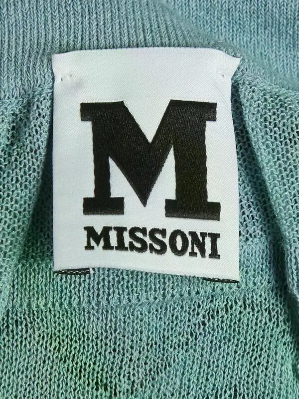 Missoni V-neck Knit Top - Blue