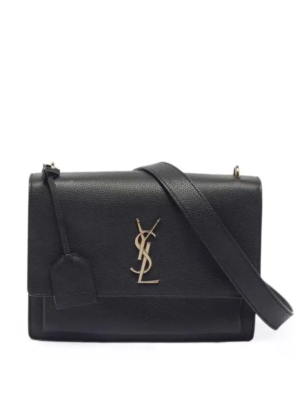 Saint Laurent Medium Sunset Shoulder Bag - Black