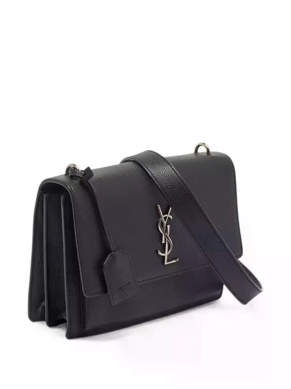 Saint Laurent Medium Sunset Shoulder Bag - Black