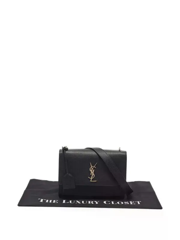 Saint Laurent Medium Sunset Shoulder Bag - Black