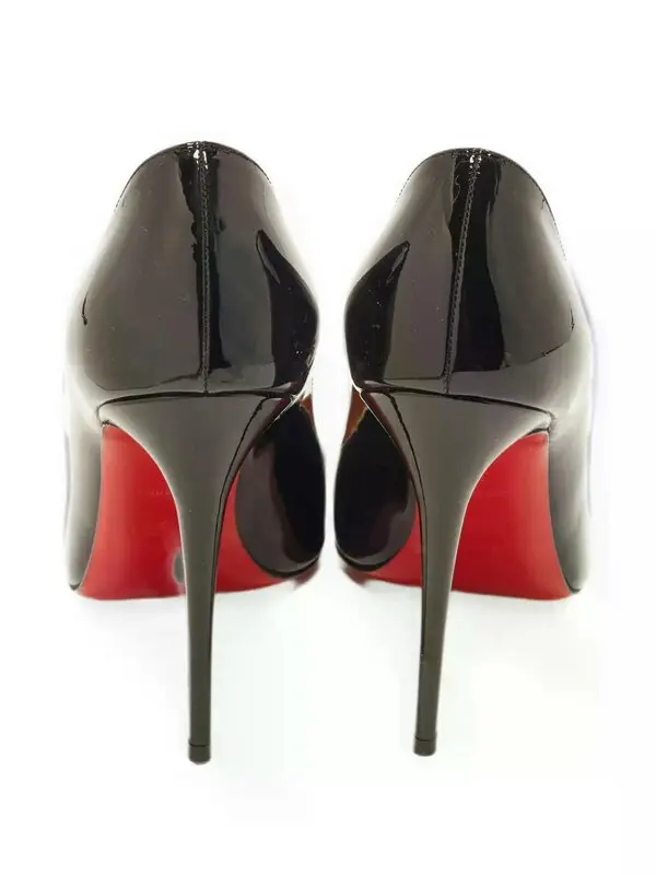 CHRISTIAN LOUBOUTIN Kate Patent Leather Pointed Toe Stiletto Pumps