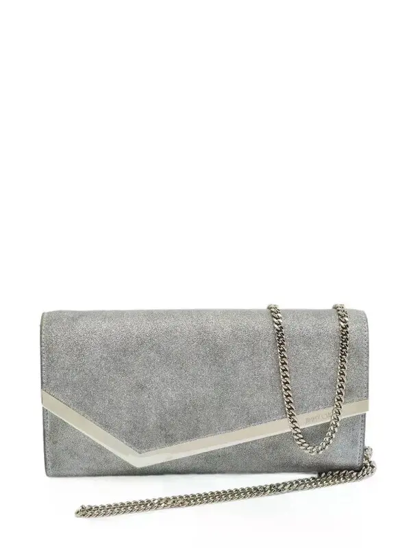 JIMMY CHOO Emmie Glitter Clutch Bag