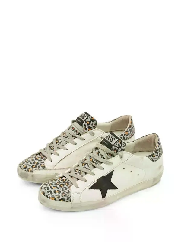 GOLDEN GOOSE Superstar Leopard Print Sneakers