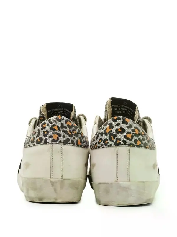 GOLDEN GOOSE Superstar Leopard Print Sneakers